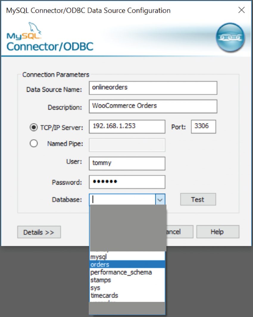 Connecting UPS WorldShip to MySQL – tommycoolman