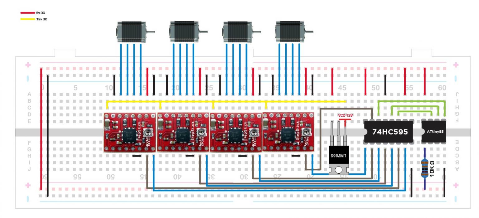 Control Two Independent Stepper Motors With An Arduino Tommycoolman