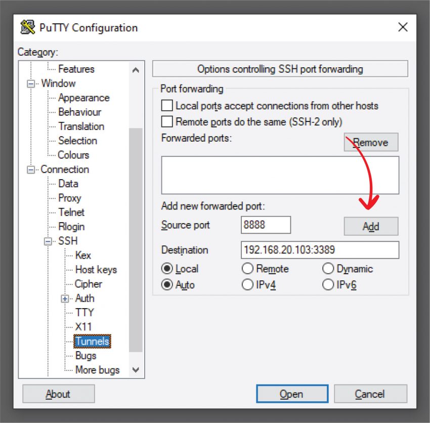Securing Remote Desktop with SSH Tunneling – tommycoolman
